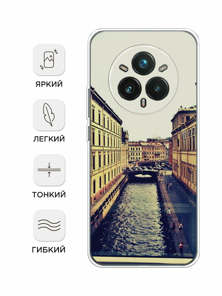 Чехол на Realme 14 Pro / Реалми 14 Про с принтом "Санкт-Петербург" — фото 1