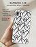 Чехол на Samsung Galaxy A40 / Самсунг Галакси А40 с принтом "Hearts doodle black...