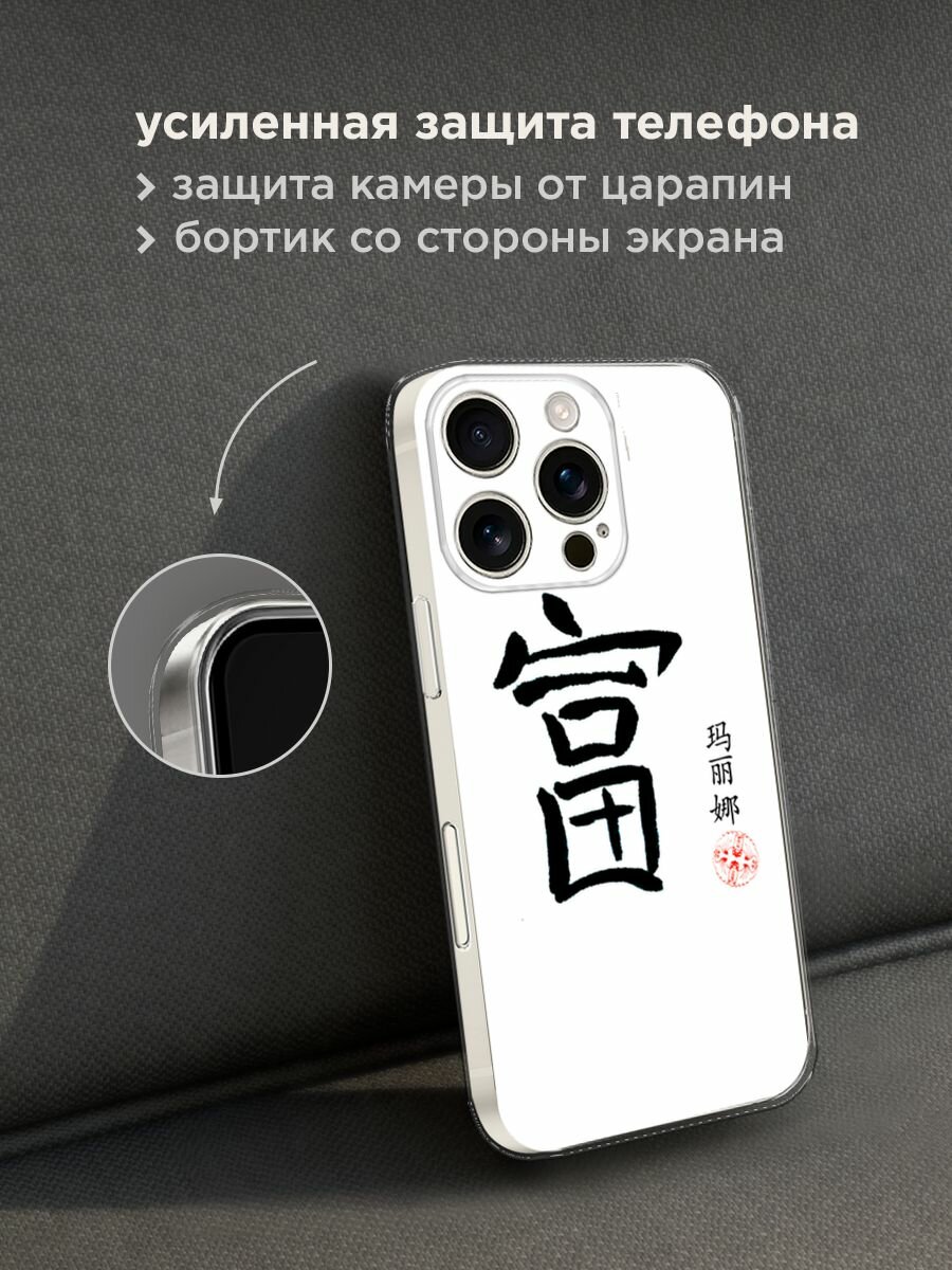 Чехол на Apple iPhone 16 Pro / Айфон 16 Про с принтом "Богатство 1" — фото 1
