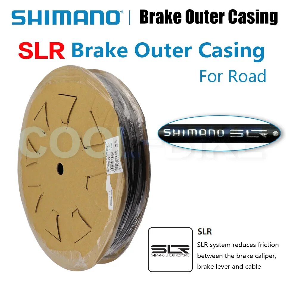 Shimano SP41 Shift Outer Casing 10m, черный — фото 1