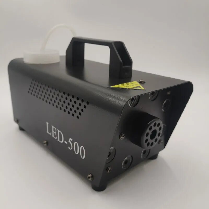 Дым машина для дискотек LED-500, 500 Вт, с разноцветной LED подсветкой, пульт ДУ в комплекте — фото 1