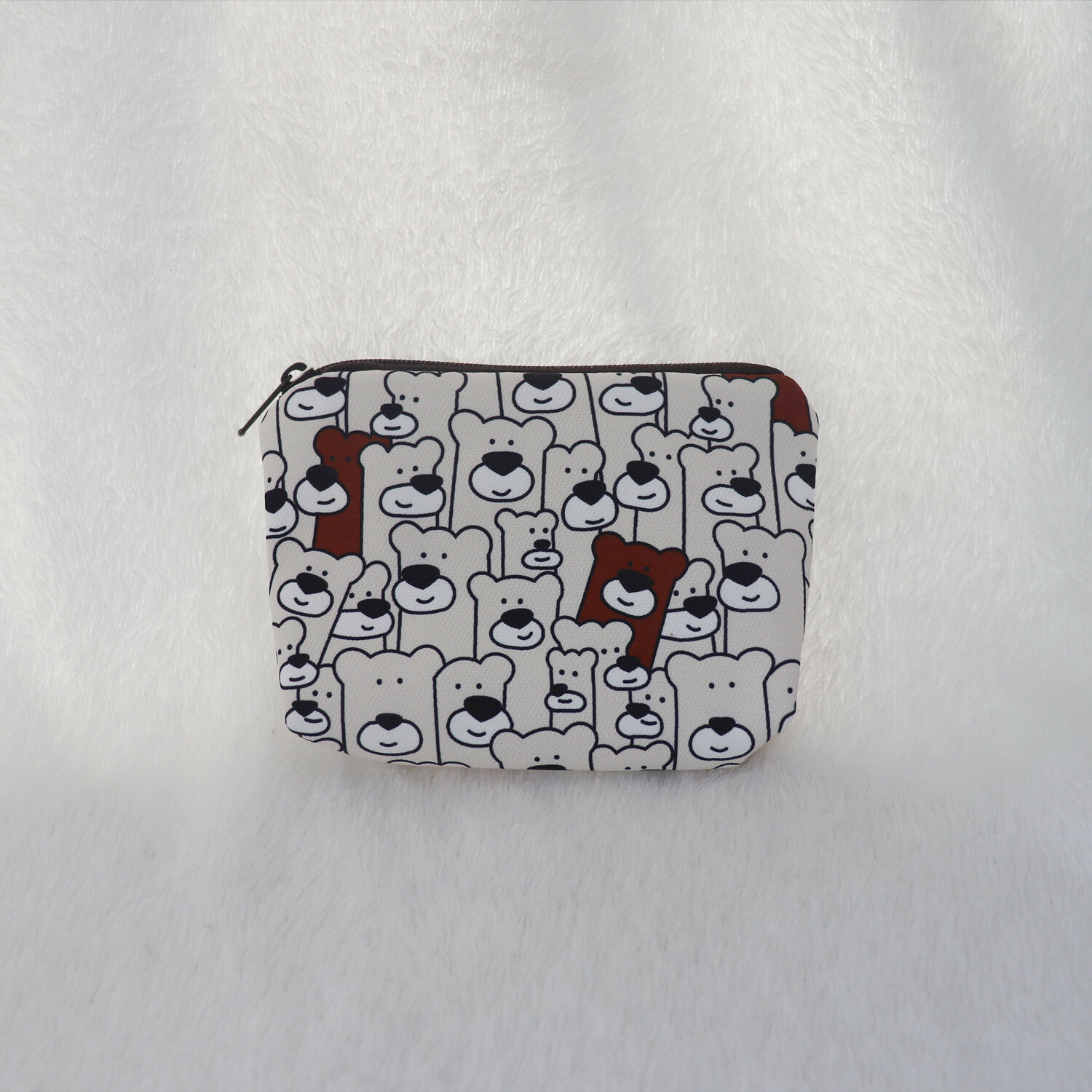 Miniso Кошелек для монет Дораэмон, караоке-цепочка, мягкий, компактный, портативный, милый мультяшный принт, креативный женский кошелек для монет.