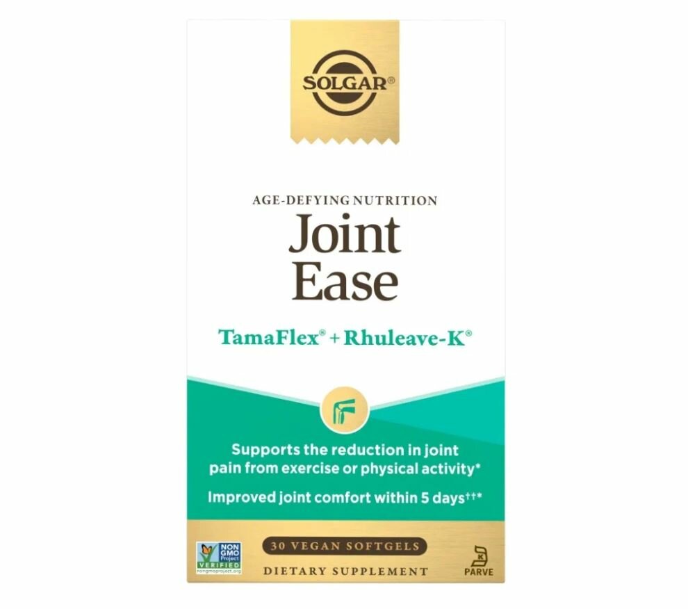 Solgar, Joint Ease, Для поддержания здоровья суставов, 30 капсул