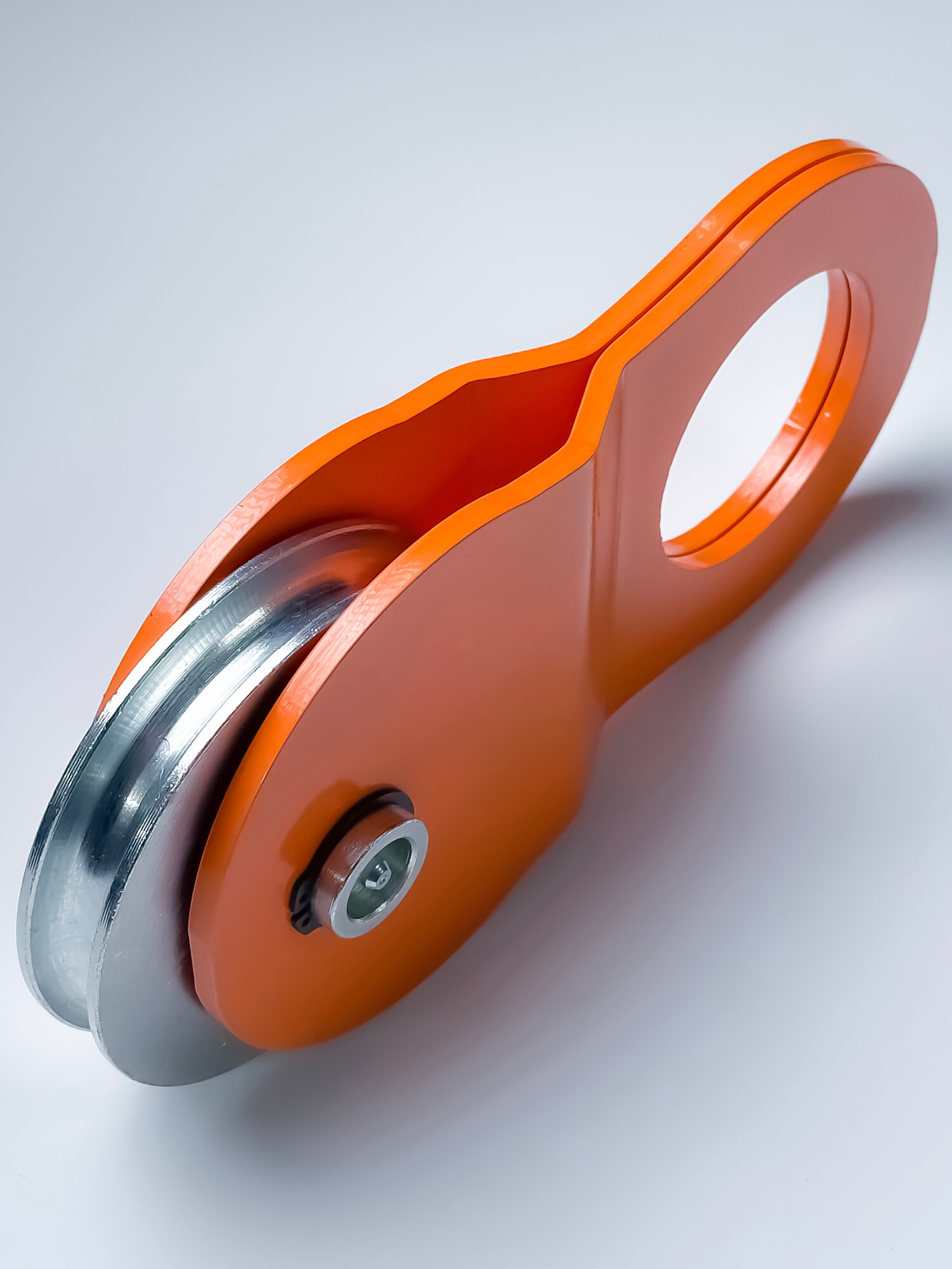 Блок монтажный гибман, для троса, грузоподъемность 10 т, оранжевый