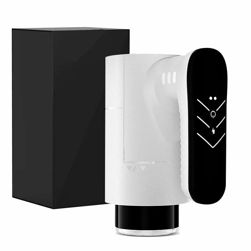 Автоматический мужской мастурбатор с ручкой чашки, карманная киска для минета, сильный строкер, настоящая карманная киска, секс-игрушки для взрослых для мужчин