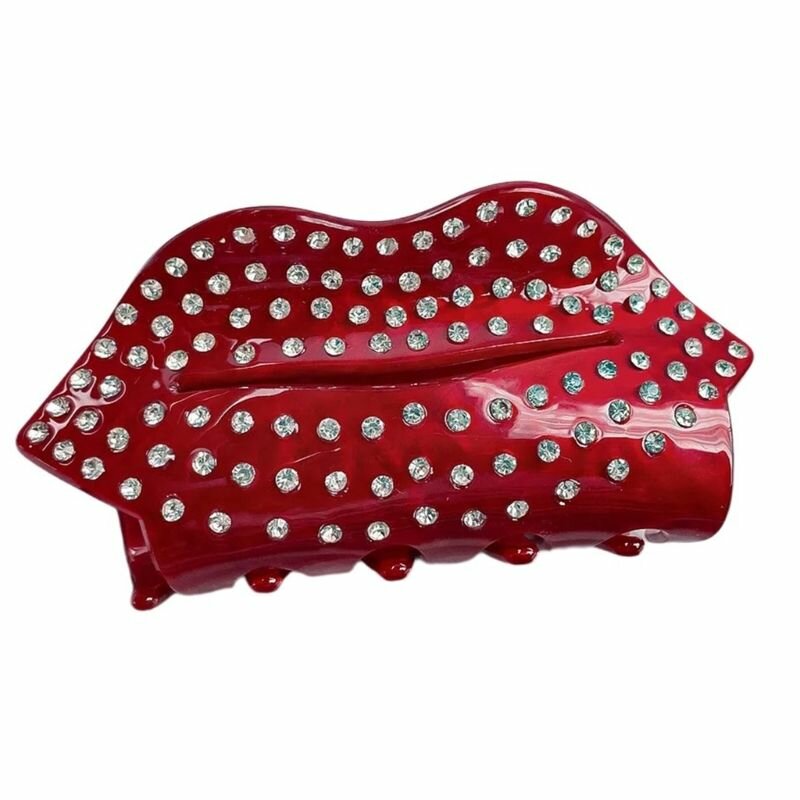 Ацетатный Любовный Клип-Красные Губы