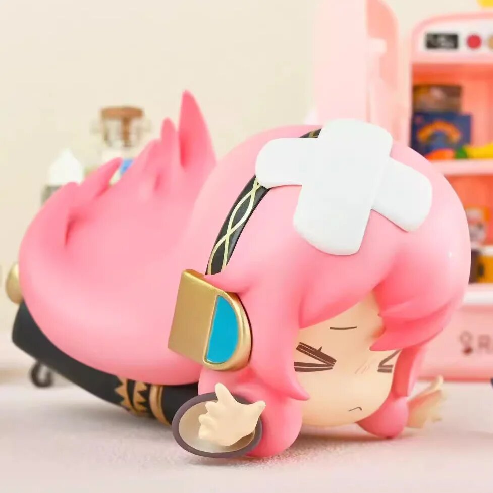 MINISO Фигурки Kawaii Fall Down Kagamine Rin & Meiko, Розовый, Унисекс