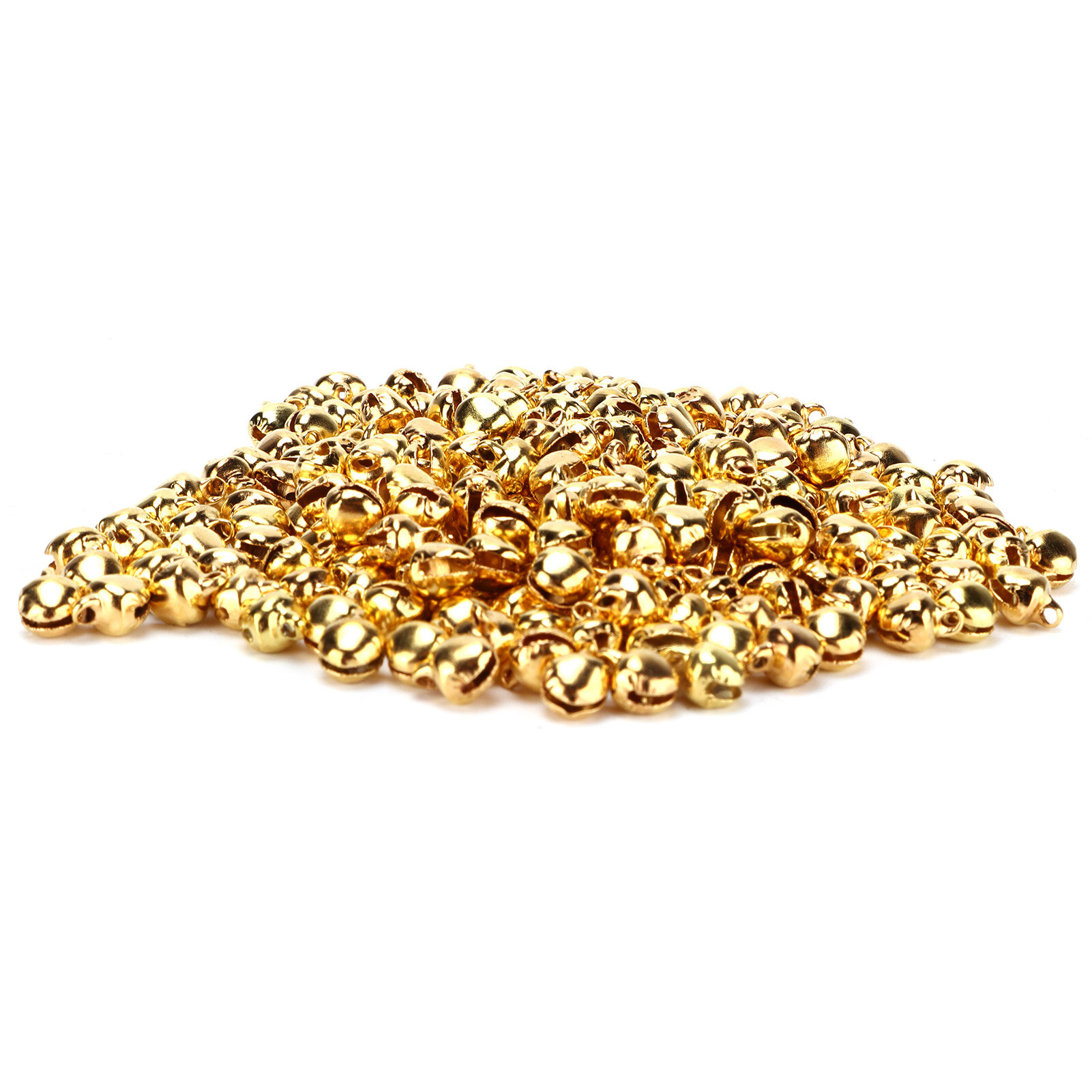 300pcs маленькие колокольчики DIY мини -крошечные железные колокольчики с дырой для ремесленных ювелирных фестивалей