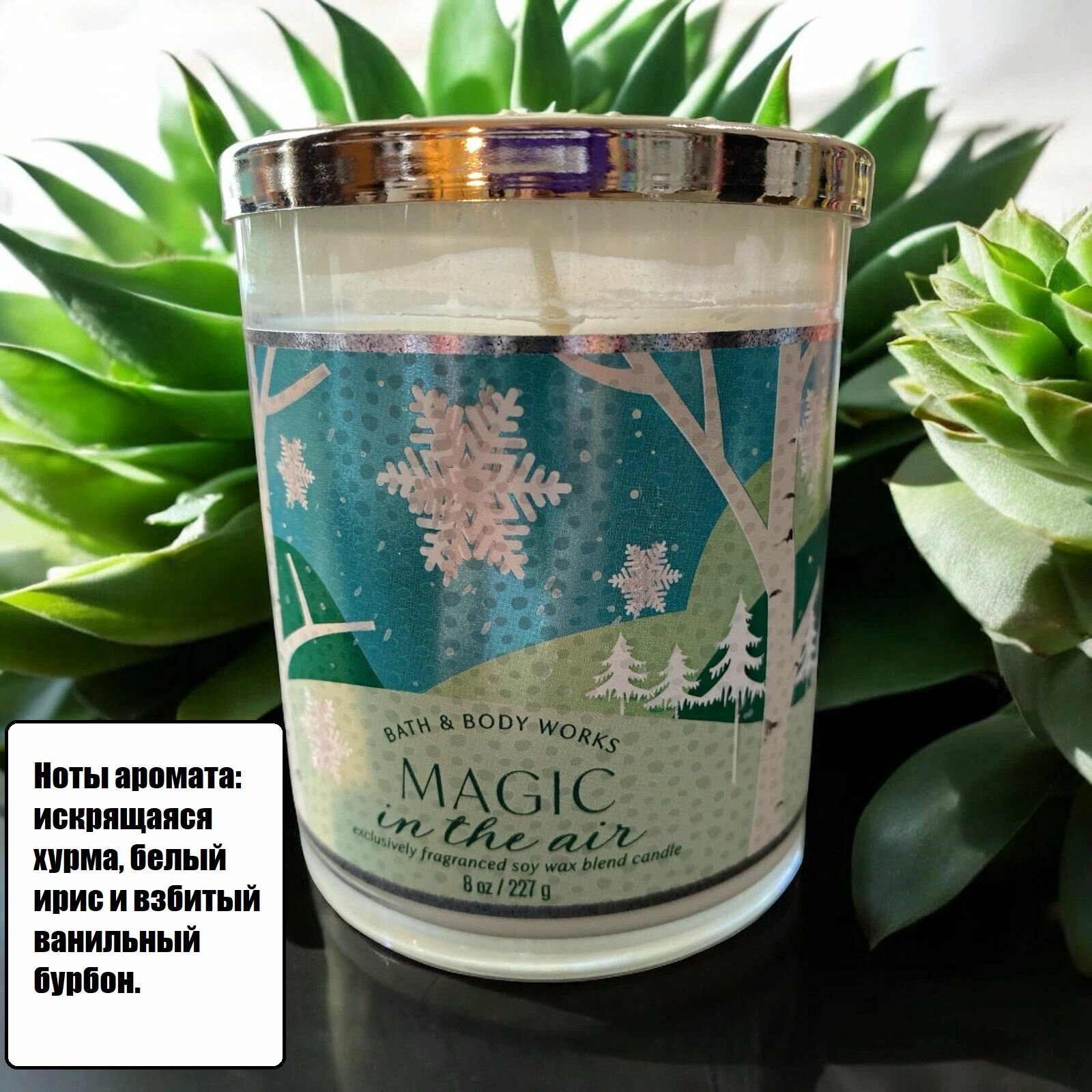 Bath And Body Works ароматическая свеча с 1 фитилем Magic In The Air (227грамм)