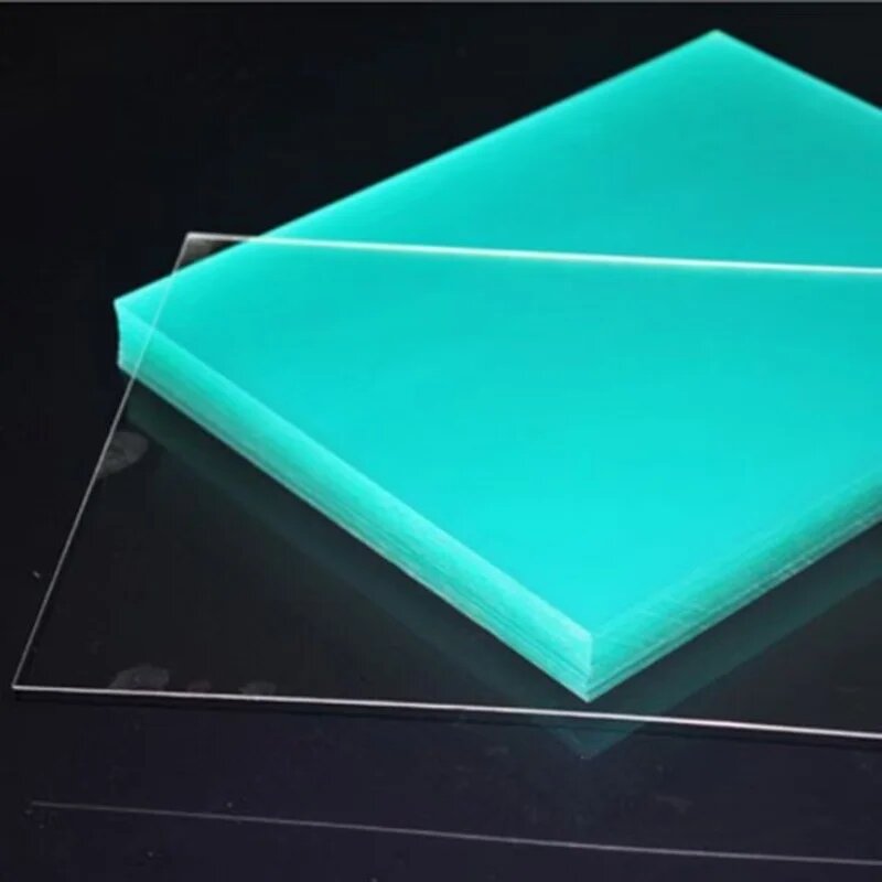 Прозрачные листы поликарбоната 10 шт. 0.5mm, 210x148mm