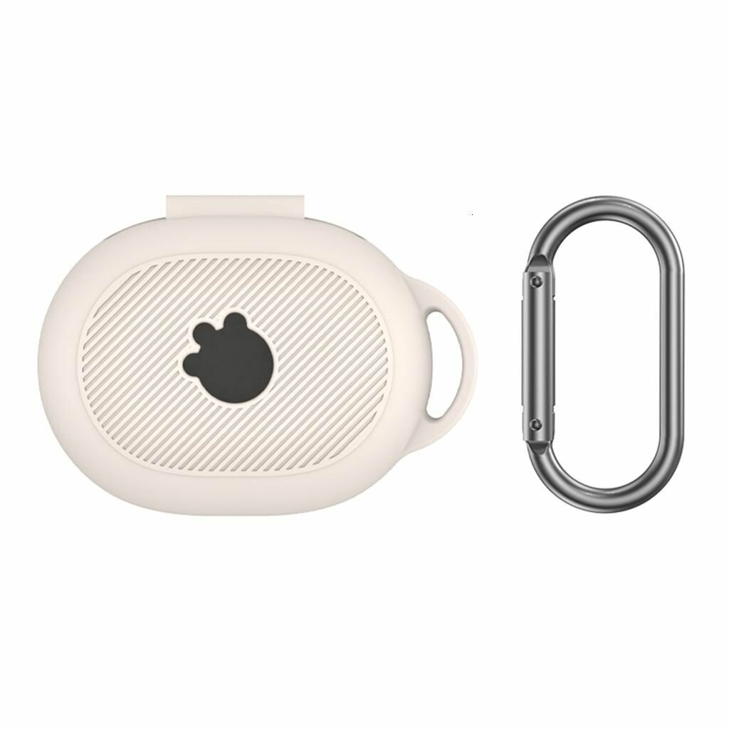 Чехол для наушников, Подходит для гарнитуры Arctis GameBuds, силиконовый защитный чехол-темно-белый