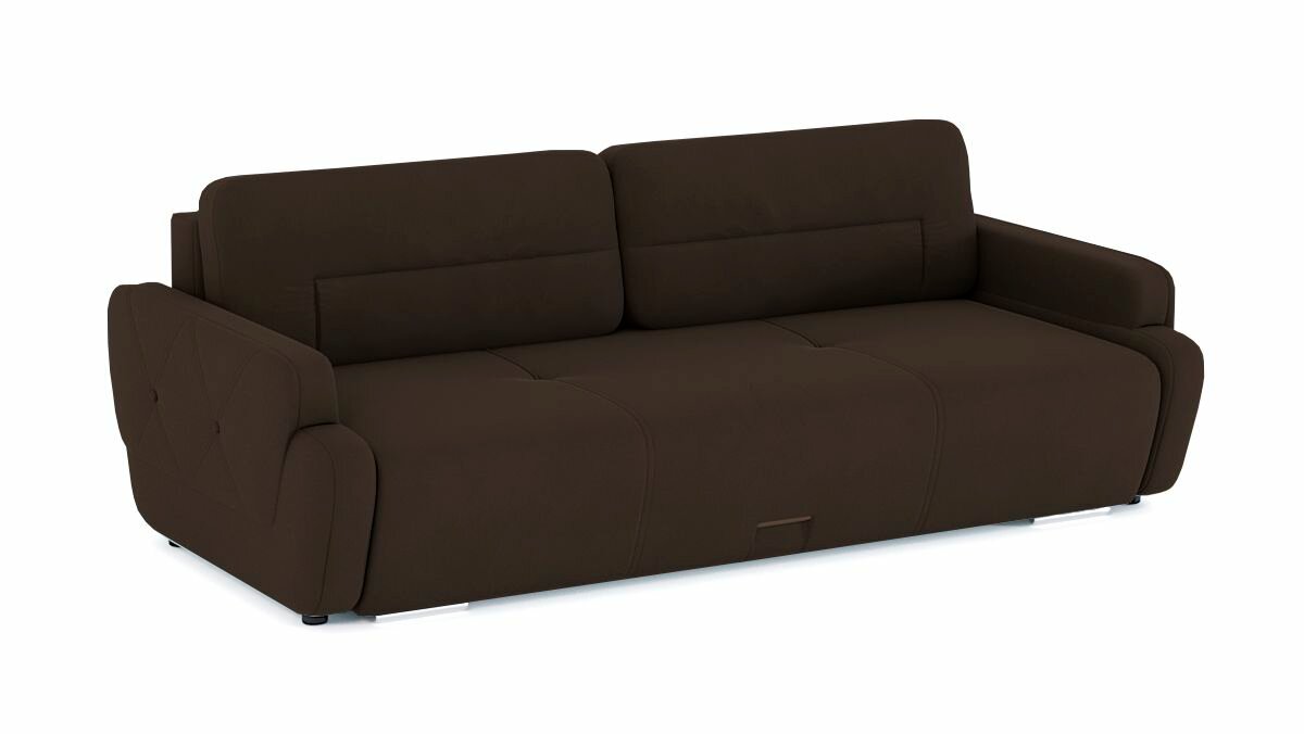 Диван - кровать Джелонг, пантограф, 225*70*105, велюр Зара Браун 20