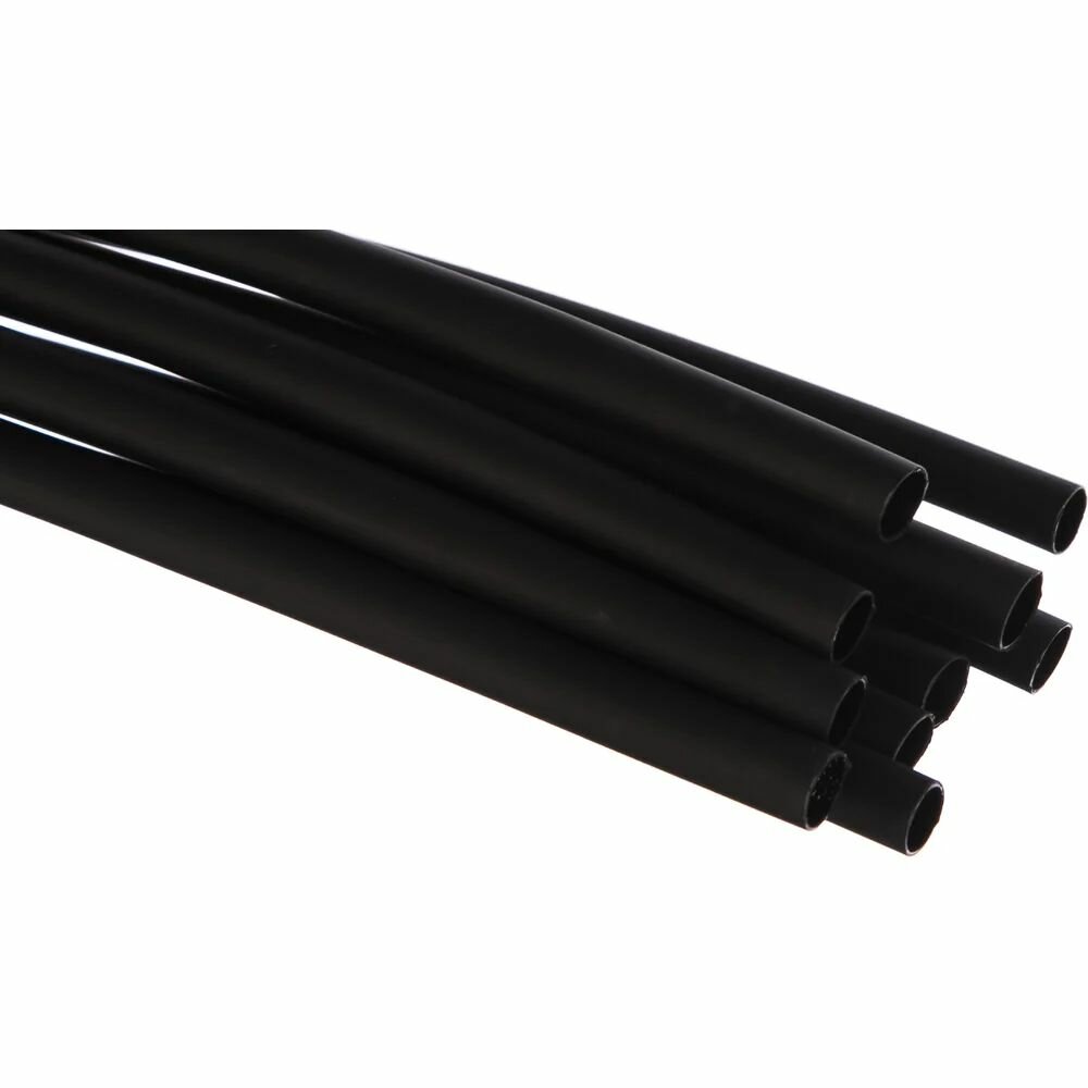 Трубка термоусадочная ТТК-3:1-6/2 черная КВТ 59695