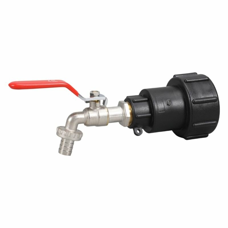 Аксессуары для тонной бочки 2-дюймовое переменное 6-точечное соединение внутренней проволоки-соединение с никелированным латунным краном