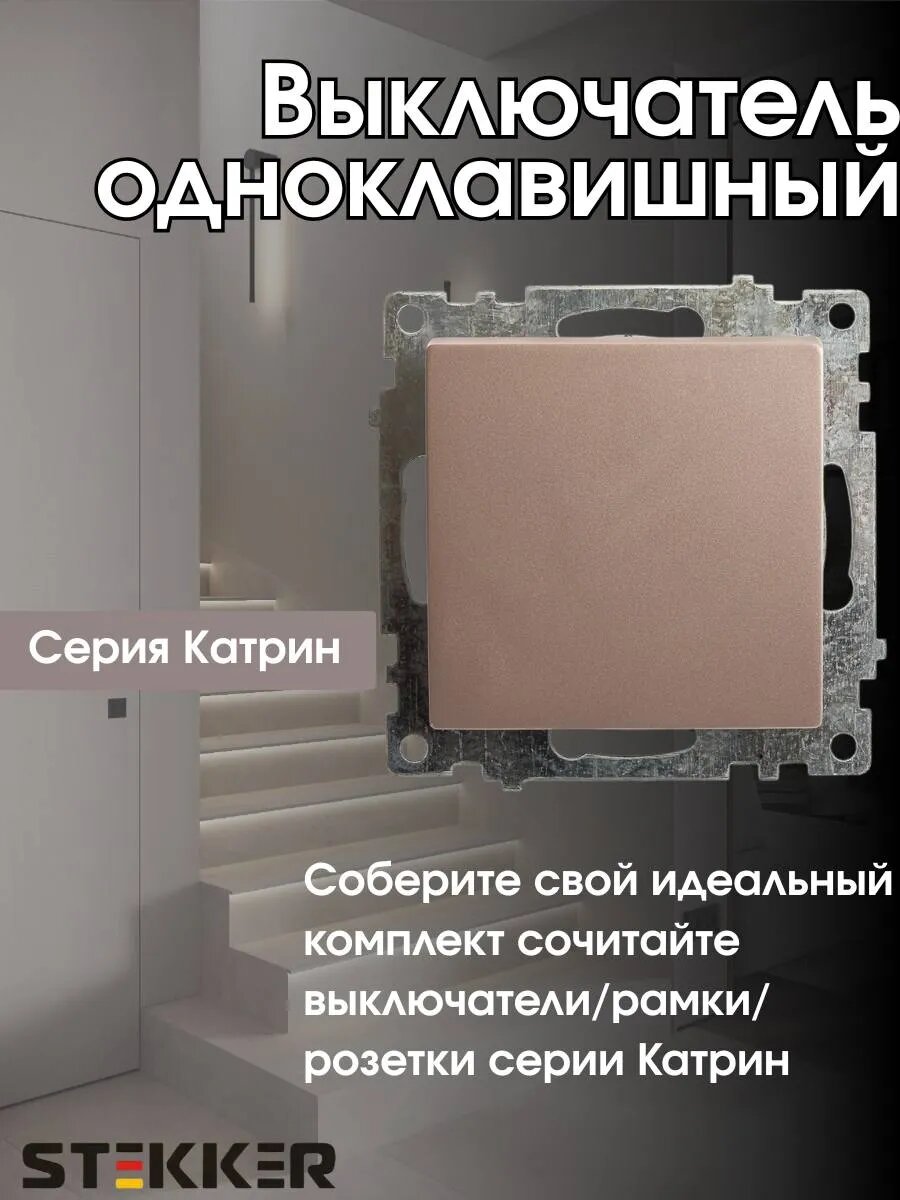 Выключатель одноклавишный (механизм)