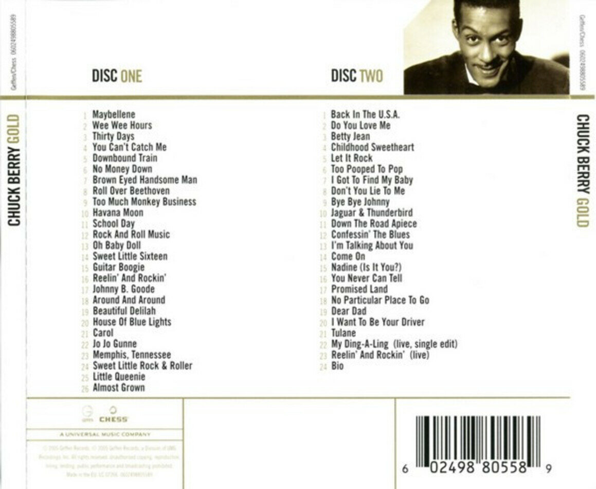 Компакт-диск Chuck Berry — Gold (2CD) — фото 1