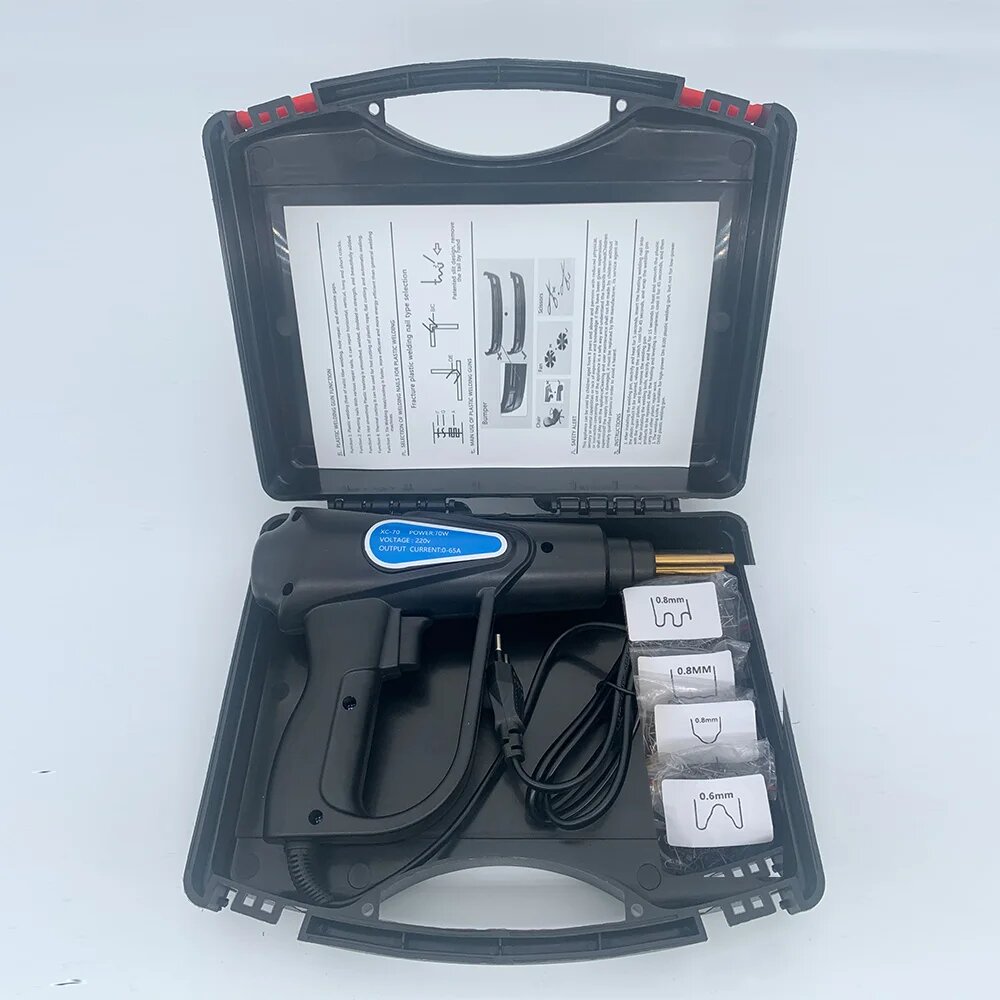 Портативный сварочный аппарат для пластика 70 Вт 200Pcs with BOX, 220V