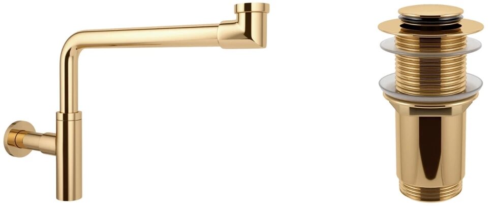 Сифон для раковины Wellsee Drainage System 182126000 + 182136000