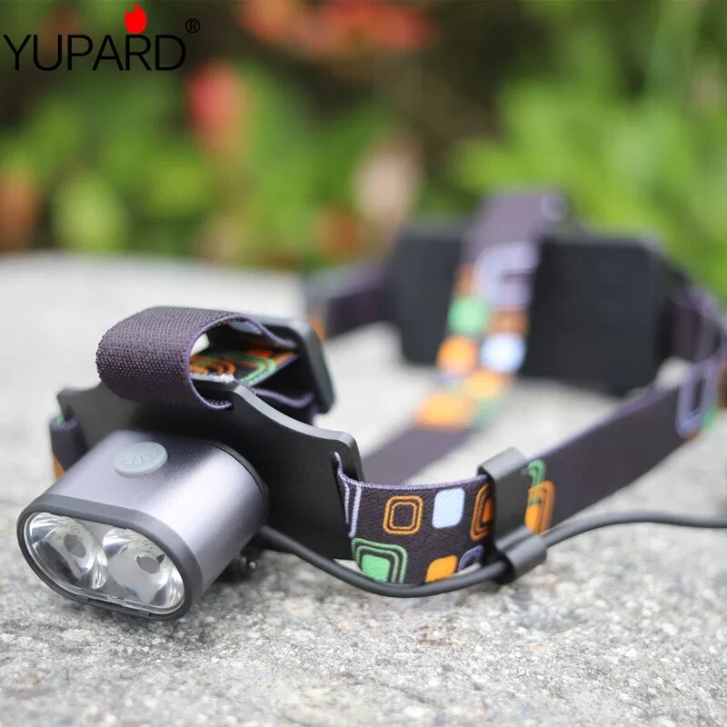 USB-заряжаемая фонарь-лампа с T6 светодиодом, батареей 18650, яркий свет для рыбалки и велосипеда на открытом воздухе