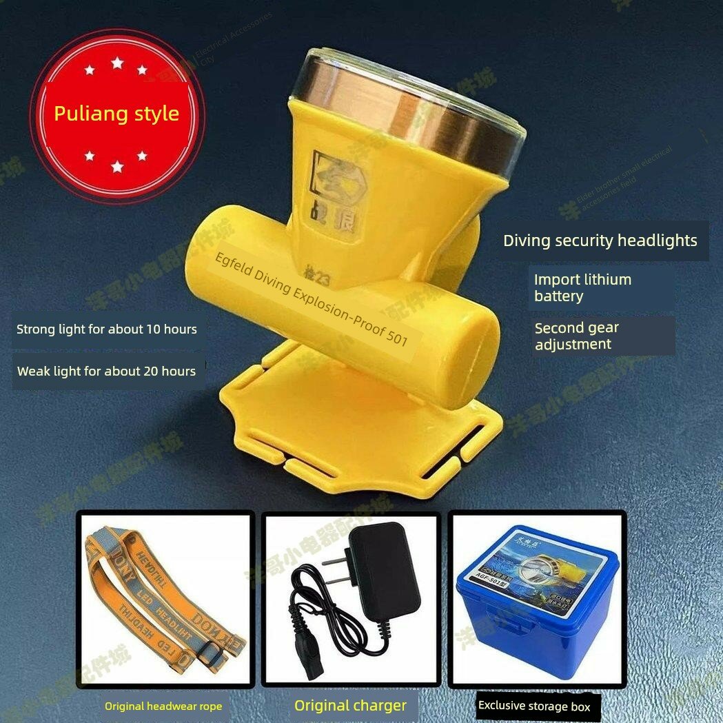 Взрывозащищенный налобный фонарь для морского применения, АЗС, химических заводов, мощный шахтерский фонарь, специально