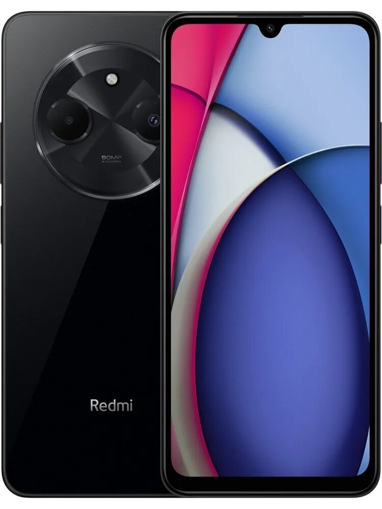 Смартфон Xiaomi REDMI A3 PRO (идеальное состояние), 4/128GB, черный, Mediatek Helio G81 Ultra, Global