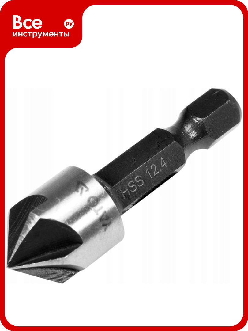 Зенкер конический 12.4 мм, HEX YATO YT-44724