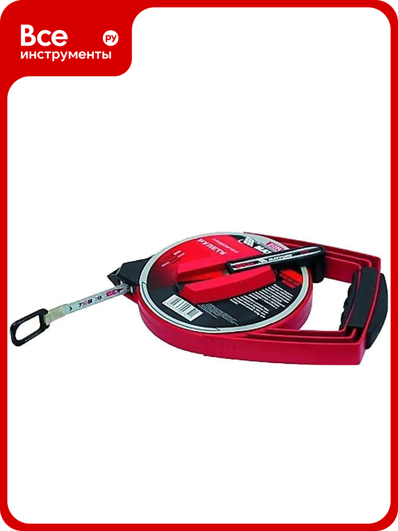 Геодезическая мерная лента (50 м х 12.5 мм) MASTER MATRIX 31226