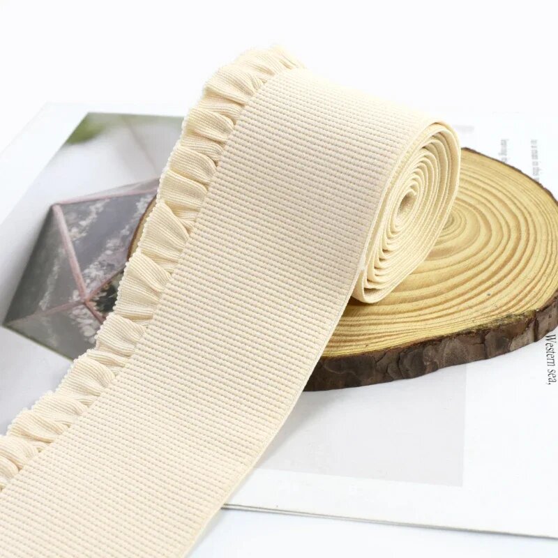 2/5 ярдов 60 мм мягкая резинка для шитья брюк, обуви, резинки для платья, талии, эластичная кружевная лента, аксессуары для самостоятельного изготовления
