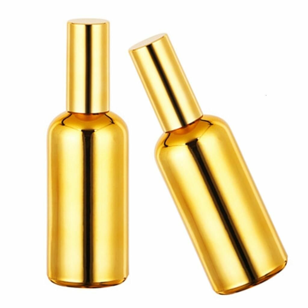 Две заправляемые бутылки-спрея для коктейлей и масел, 30 мл, Золото