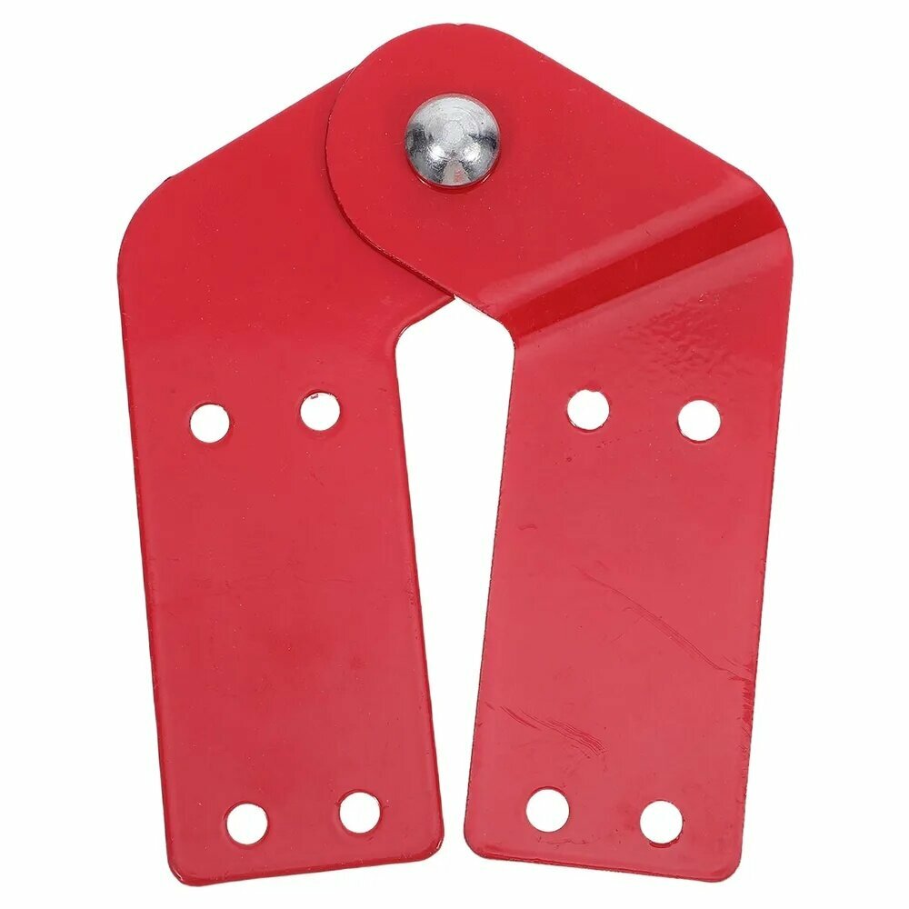 Шарнир для складной лестницы из алюминиевого сплава красного цвета для дверных конструкций с крепежом