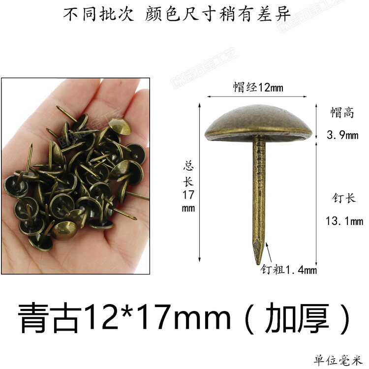 Толстые глянцевые гвозди с пузырьками 4-100 мм, антикварные гвозди для дивана, декоративные гвозди, круглые гвозди, гвозди для деревянных досок, булавки, заклепки, антикварные бронзовые гвозди для дверей