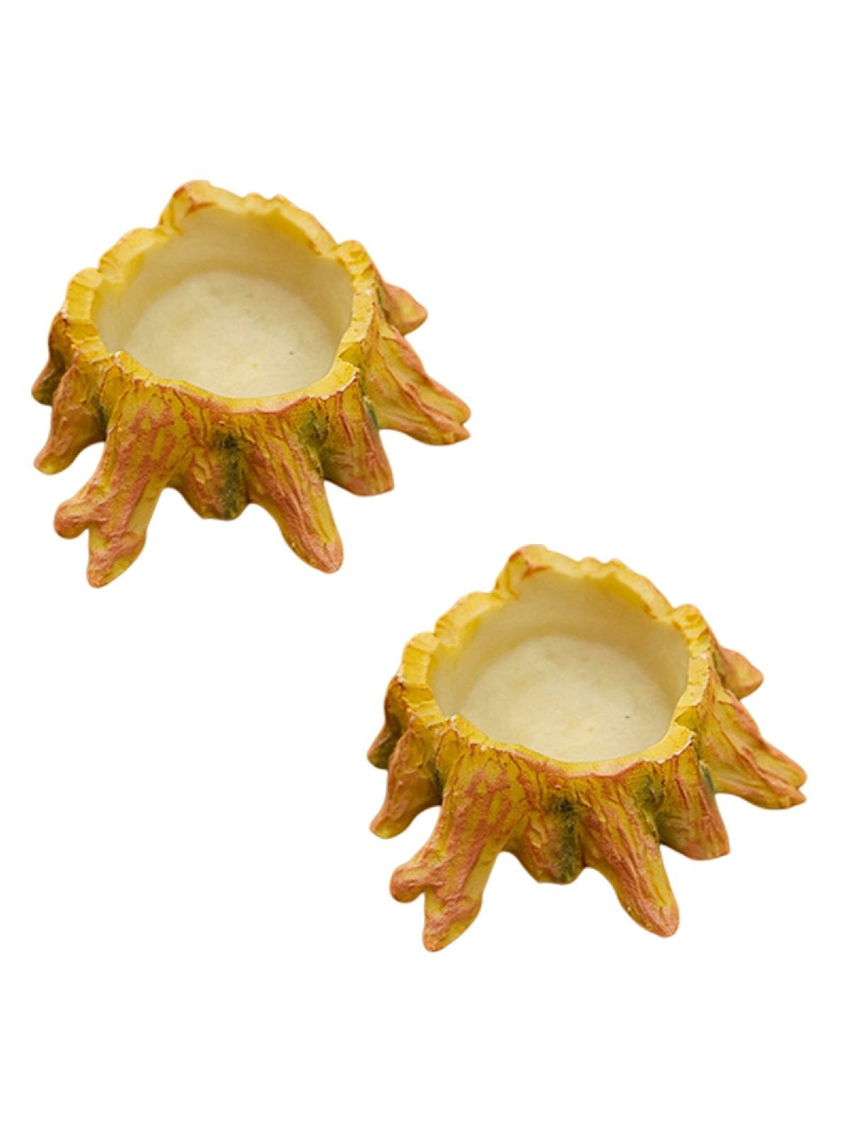 Многоцелевые аксессуары для пещер для рептилий Вулканы для питья из шкур