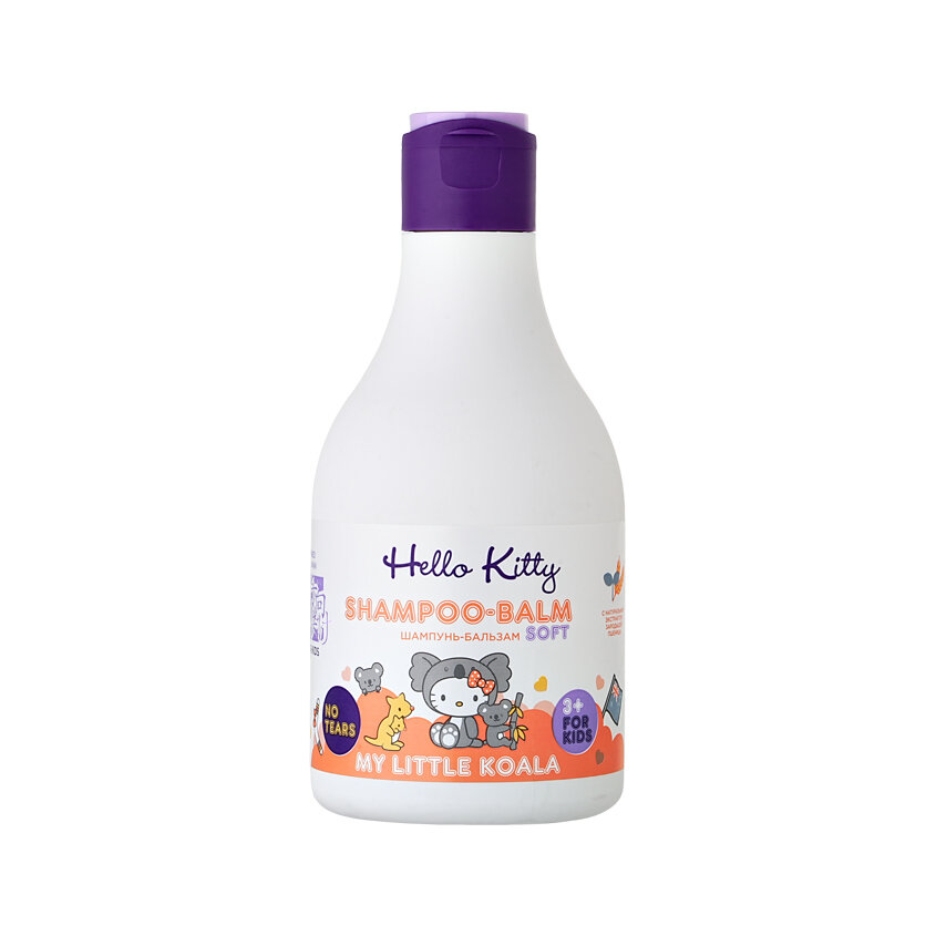 Шампунь-бальзам для волос HELLO KITTY My Little Koala с экстрактом зародышей пшеницы (детский 3+) 250 мл