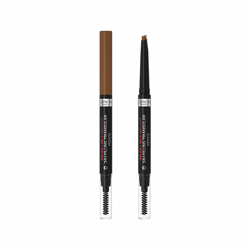 Карандаш для бровей LOREAL INFAILLIBLE BROWS 24H FILLING TRIANGULAR PENCIL автоматический тон 6.0 dark blonde