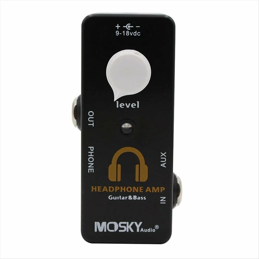 MOSKYAUDIO HEADPHONE AMP Микроусилитель Для Наушников Педаль Эффектов Для Гитары