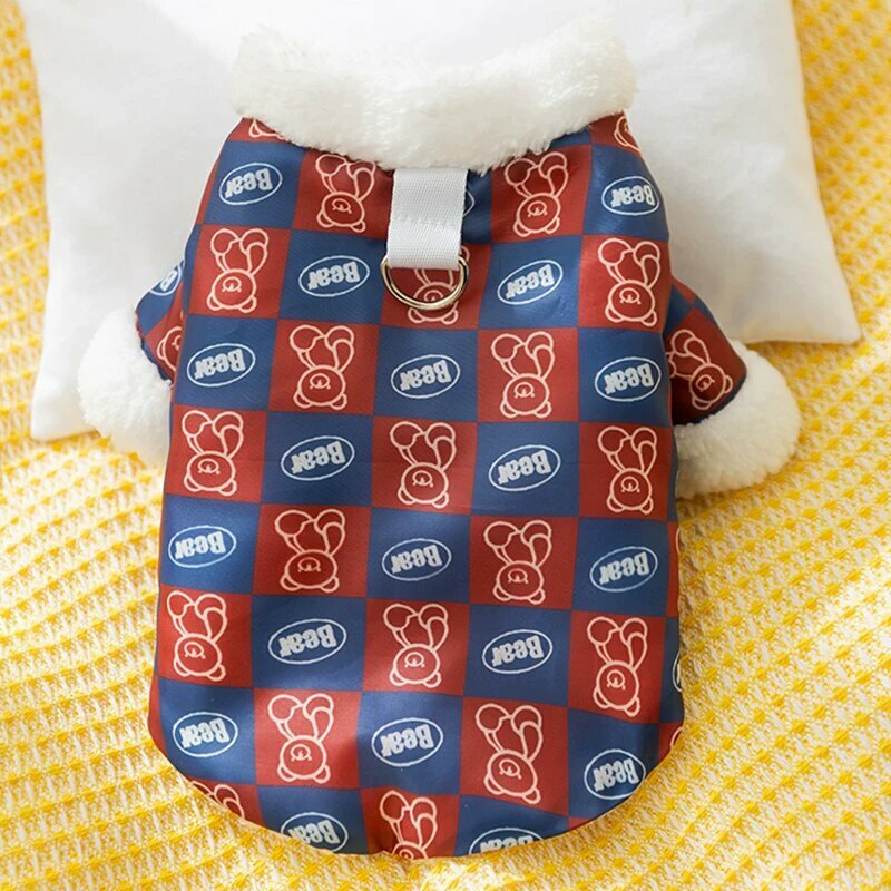 Одежда для щенков, домашнее животное, Тедди Бишон, шнауцер, маленькие размеры для собак, осеннее и зимнее хлопковое