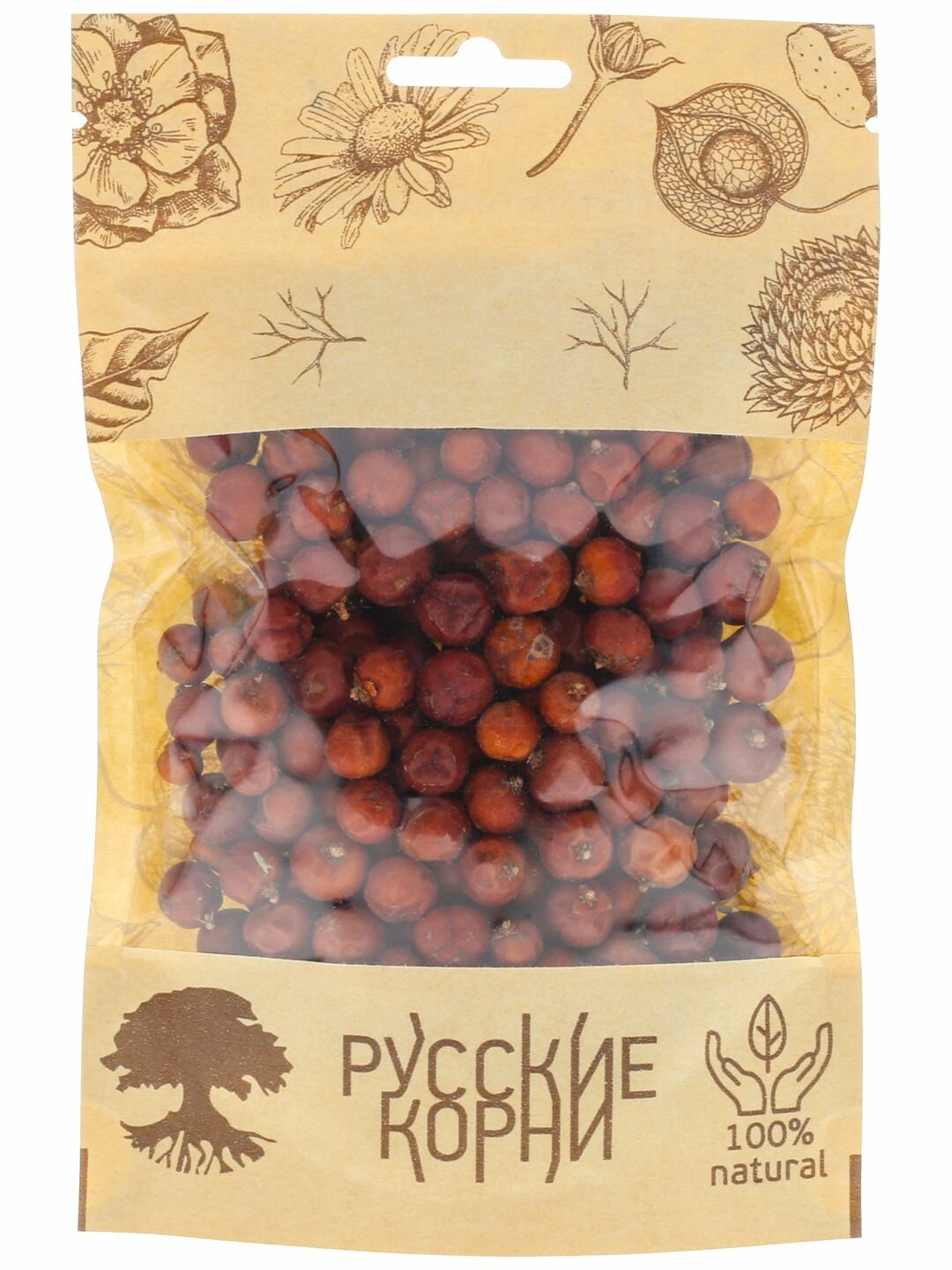 Русские Корни / Можжевельник красный ягода сушеная 50 гр. / Полезный напиток