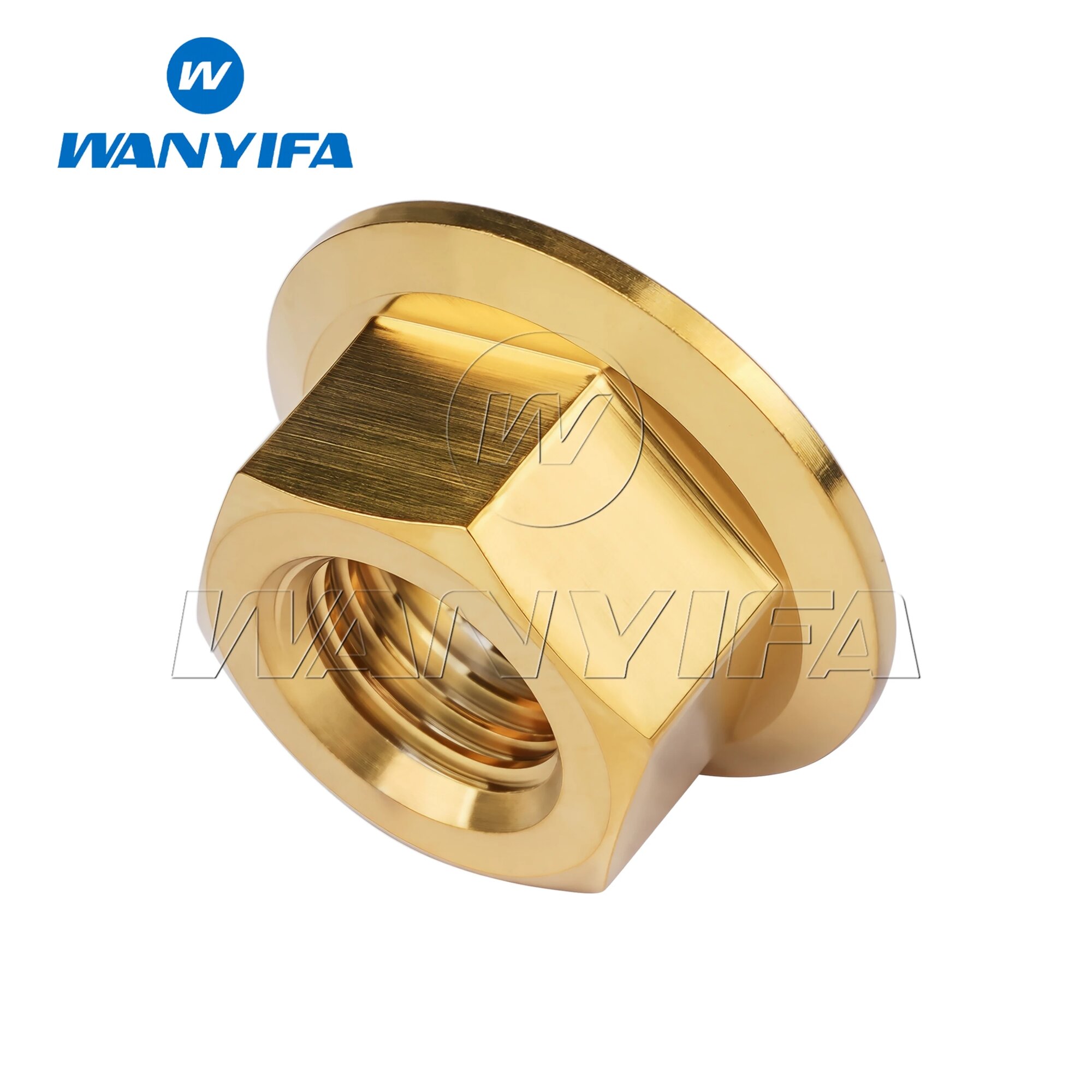 Титановые гайки Wanyifa M5 M6 M8 M10 M12 M14 M16 М6, Gold