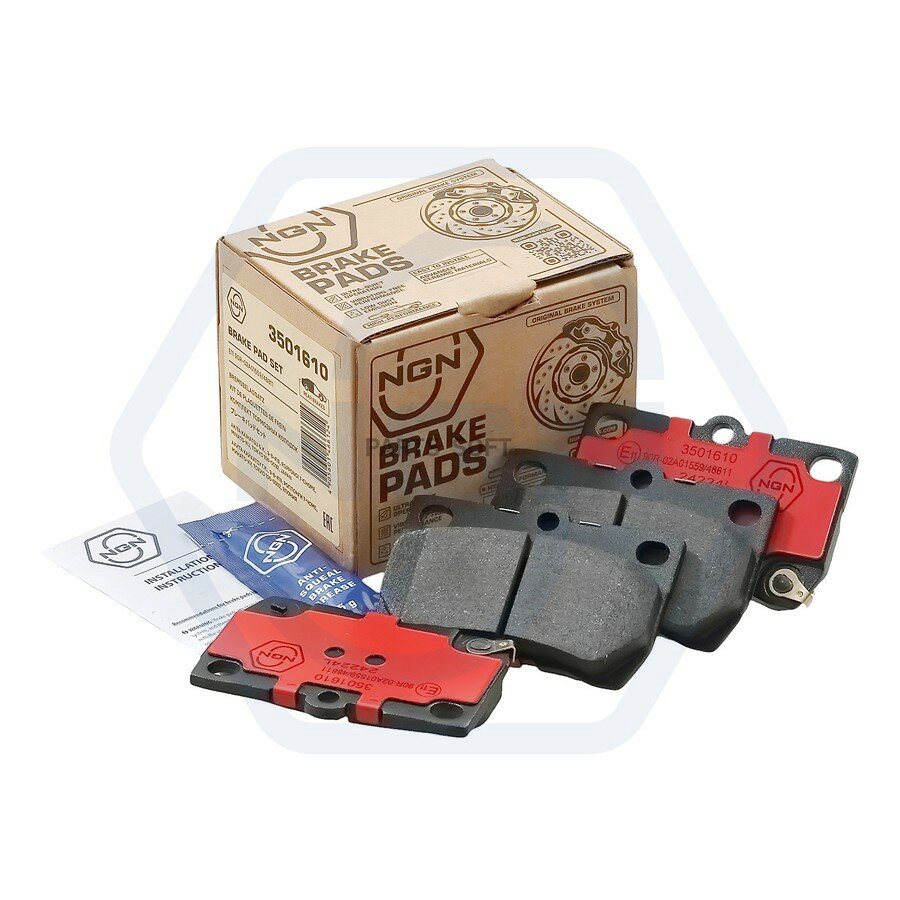 NGN 3501610 Колодки тормозные дисковые керамические зад