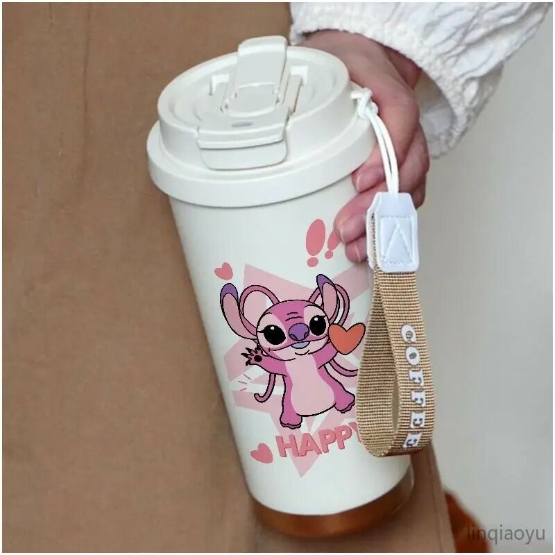 MINISO Термос чашка Лило и Стич 520 мл, about 520ml Stitch5