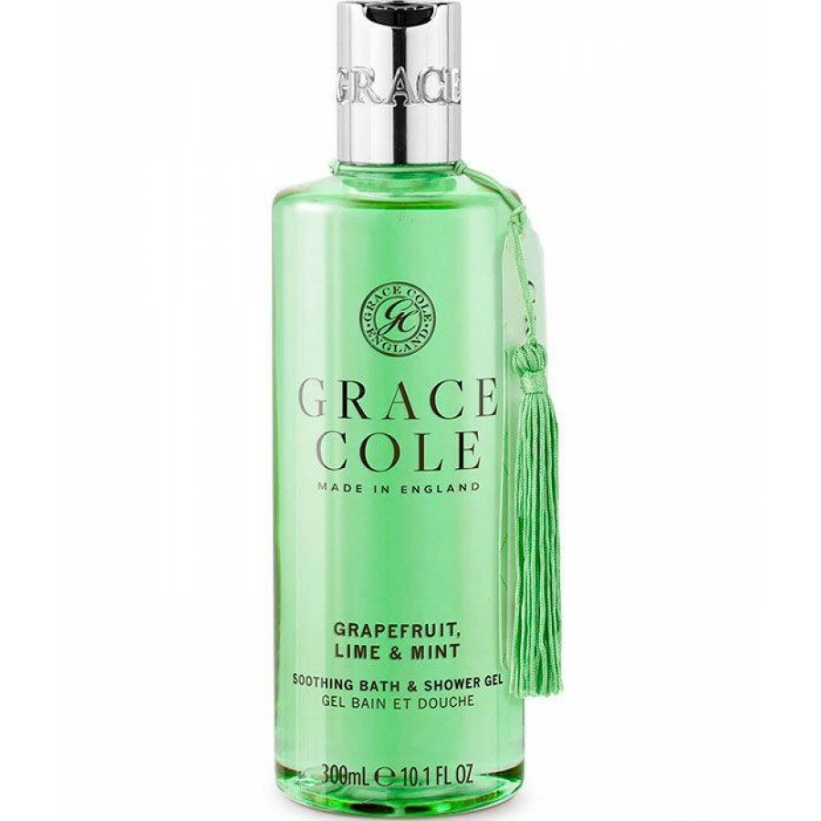 Грейпфрут, лайм и мята гель для ванны и душа, Grace Cole
