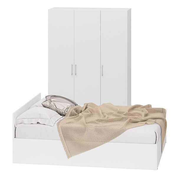 Спальня Стандарт 1-1600, цвет белый