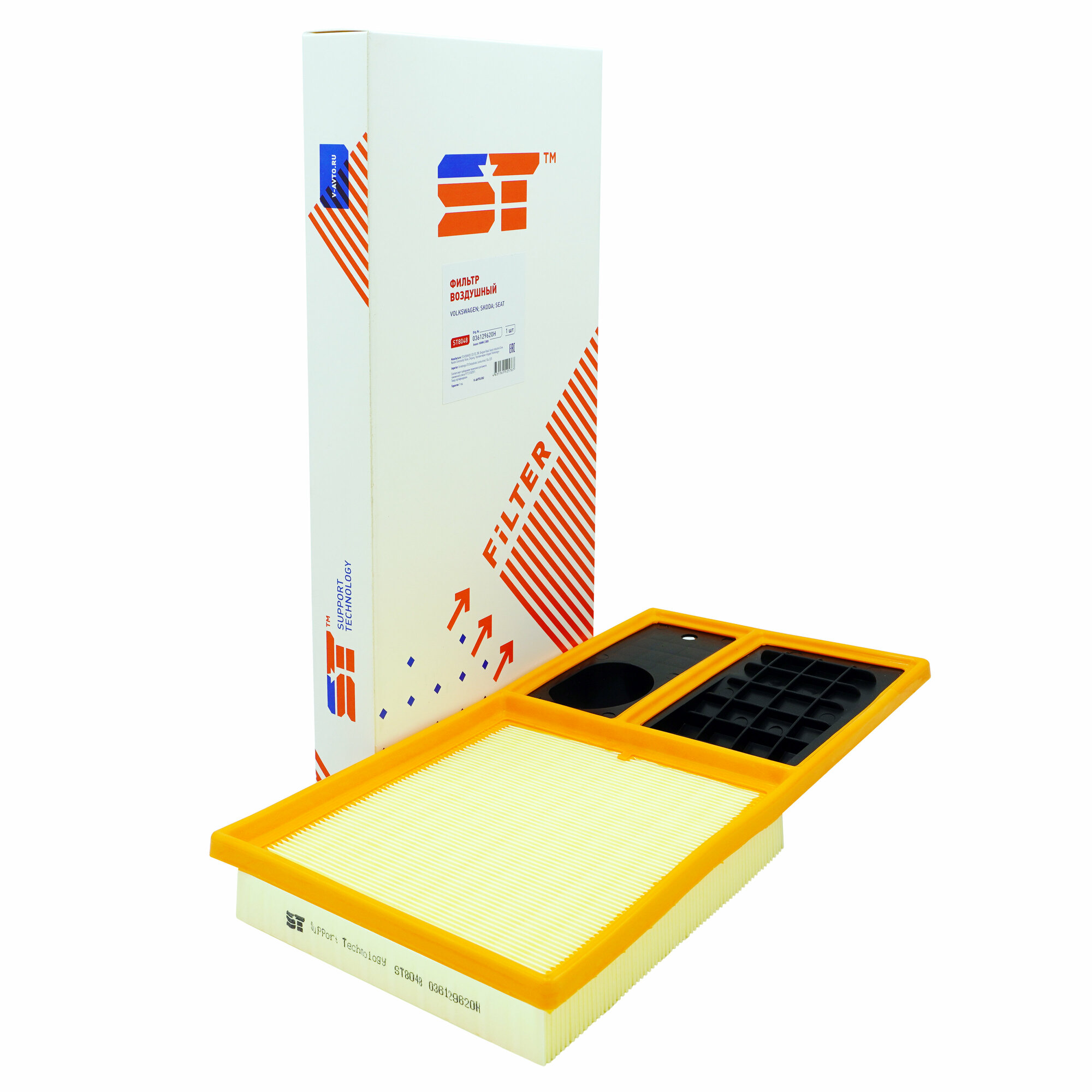 Фильтр воздушный VAG Polo (RUS) Sedan 10-, Golf 1.4 06-09, Jetta 12-; Rapid 12-15, Fabia 07- ST