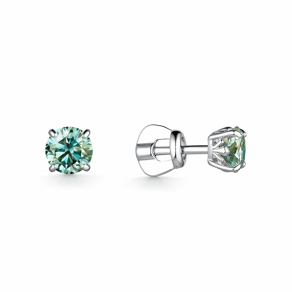 Серьги пусеты, серебро, 925 проба