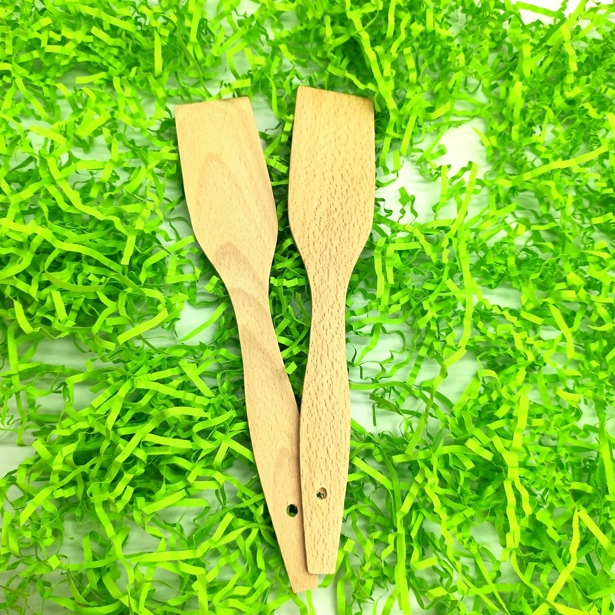 Лопатка кулинарная из натурального дерева 2штуки