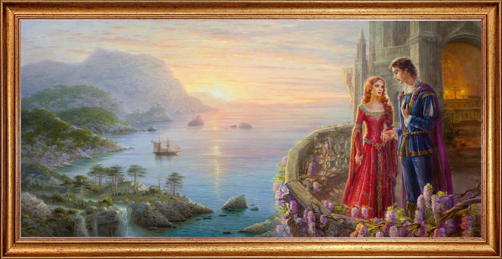 Картина "Надежда", 33х70 см, художник - Дандорф Ольга. оформлена в багет, Арт. ДО12-33х70