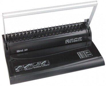 Переплетчик Gladwork A4, перфорация 8 листов, сшивание максимум 145 листов, пластиковая пружина, до 16 мм (IBIND A8)