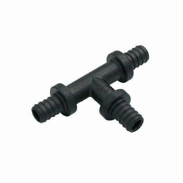 Тройник KAN-therm PPSU Push равнопроходной 14х2/14х2/14х2