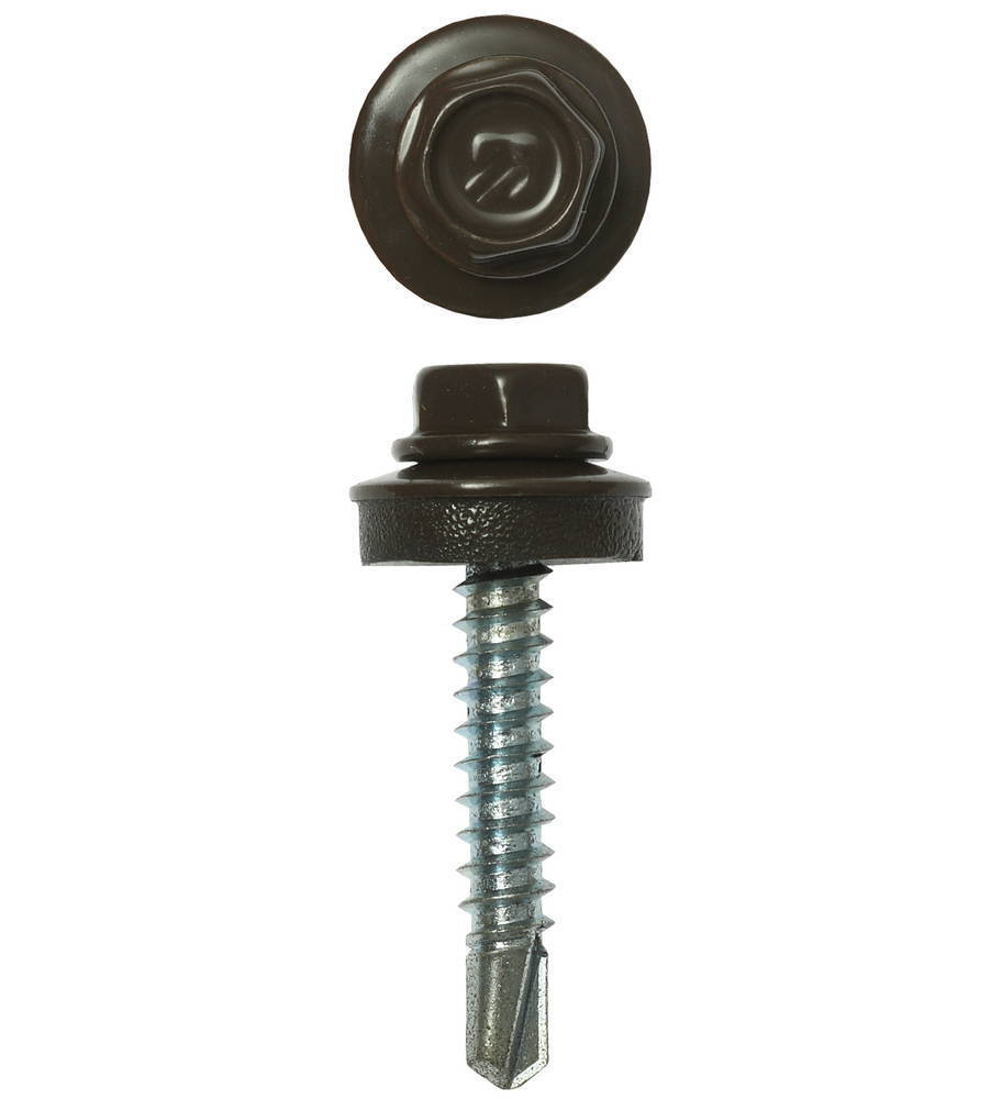 ЗУБР СКД 8028, 29 х 4.8 мм, зем.-коричн, 2500 шт, кровельный саморез (4-300310-48-029-8028)