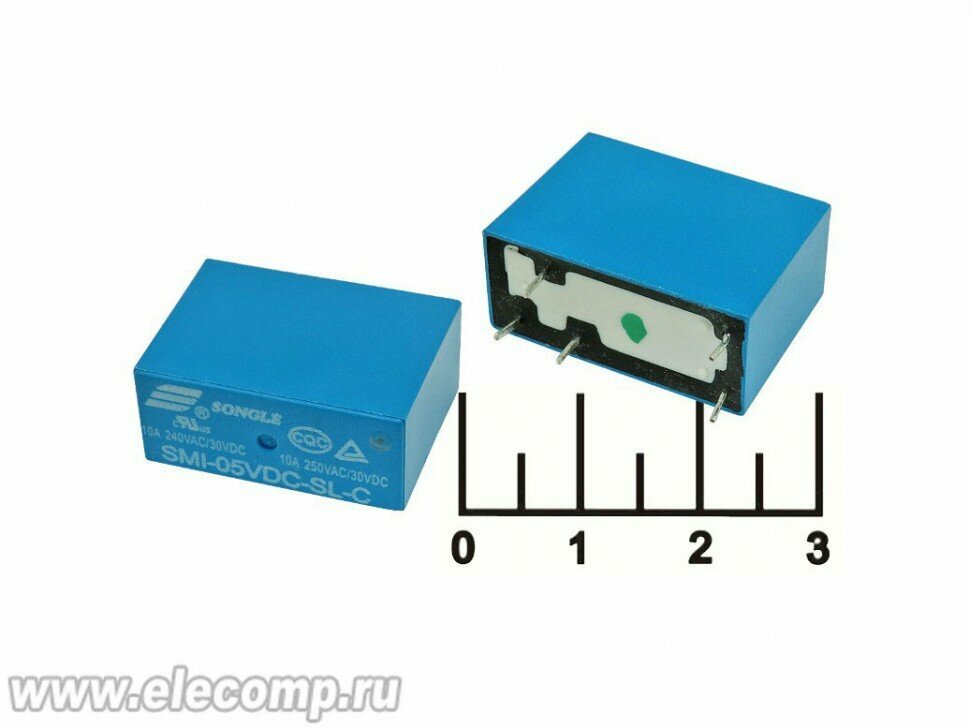 Реле =5V 5A/250V SMI-05VDC-SL-С
